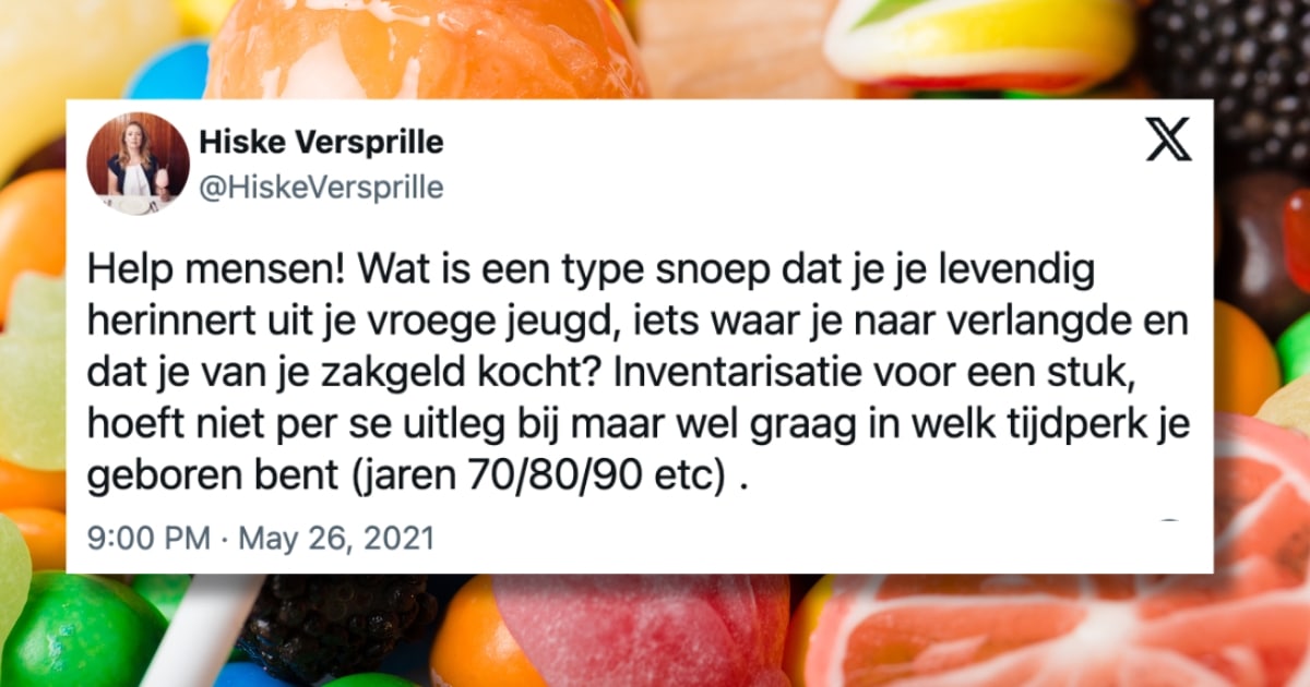 Welk snoep van vroeger wil jij weer (terug)? - DIWMOSMZ