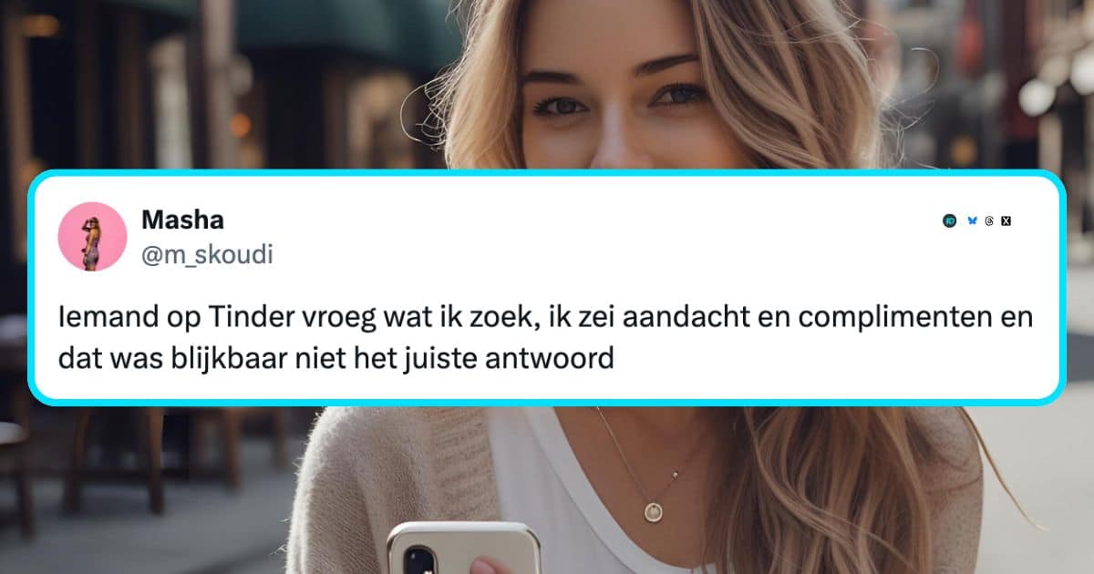 Tinder: de plek waar het gesprek al gênant begint - DIWMOSMZ
